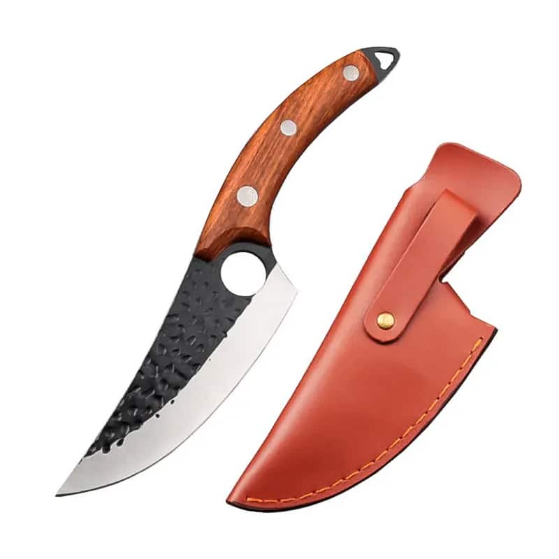 Cutit profesional cu husa seria Camping III, Otel Japonez HRC 60 calir ...